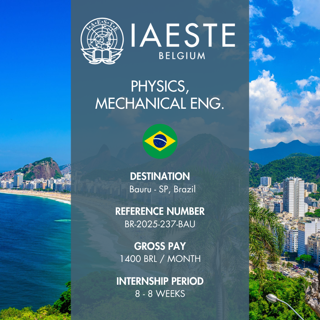 Open Internships – IAESTE Belgium